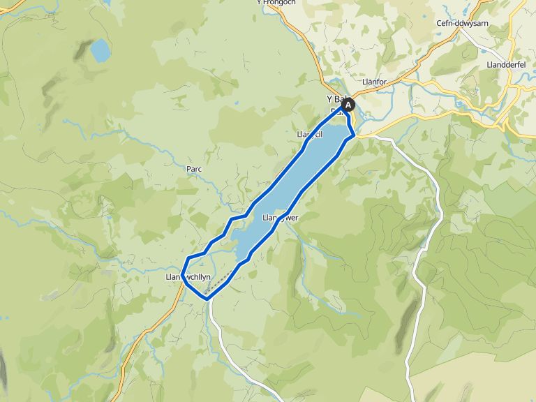 Around Lake Bala from Bala — Snowdonia National Park | ride | Komoot